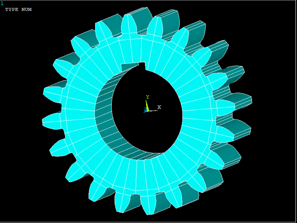 ansys apdl建模案例2-----------齿轮_ansys apdl命令案例-CSDN博客