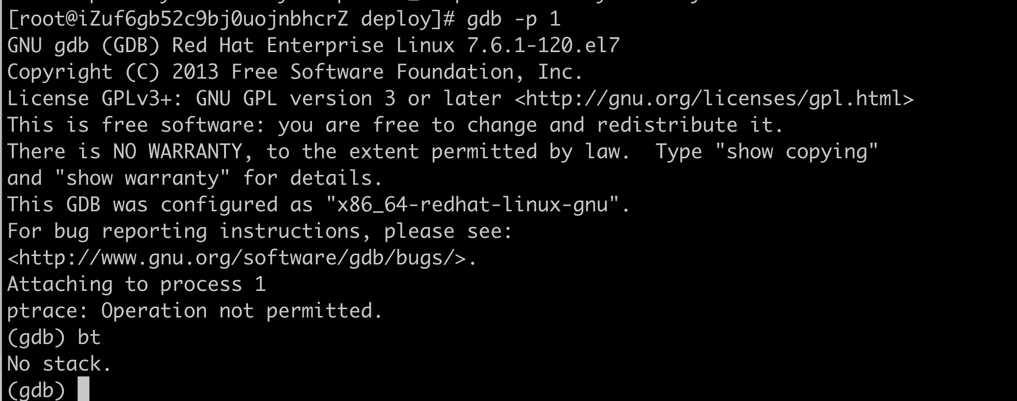 docker中gdb 报错ptrace: Operation not permitted.解决办法_docker ptrace: operation not permitted-CSDN博客