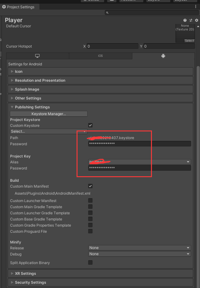 Unity自动设置keystore密匙库的信息_unity android 打包每次都要设置密钥库密码-CSDN博客