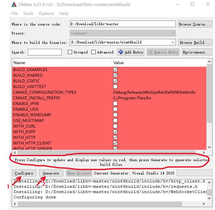 libhv x64库的链接生成（包含x86版本）_window下,cmake编译libhv为 x64-CSDN博客