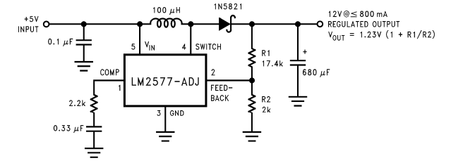 LM2577升压模块_lm2577怎么仿真-CSDN博客