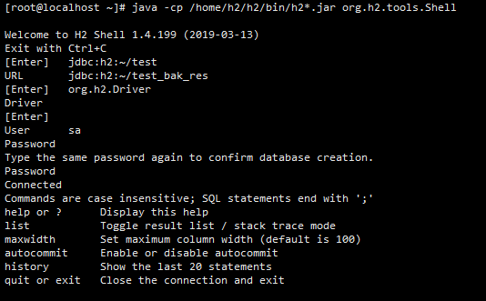 H2 数据库 备份/恢复 测试 Linux_h2数据库备份-CSDN博客