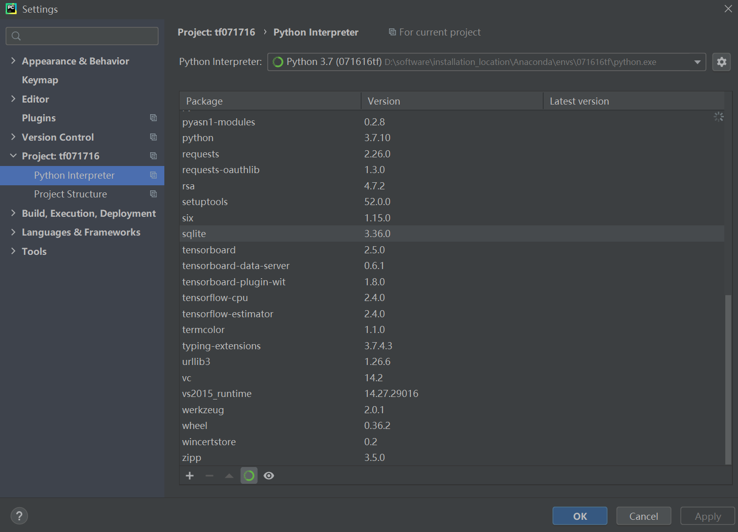 Windows10下安装仅CPU版本的tensorflow-cpu-2.4.0_下载仅cpu的tensorflow-CSDN博客