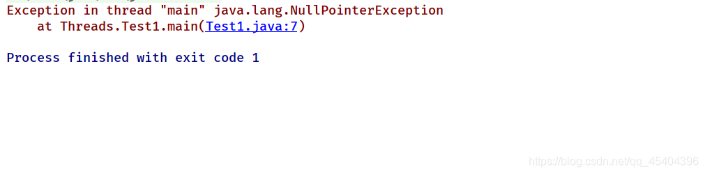 Java报错exception In Thread Main Javalangnullpointerexception Csdn博客