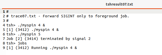 【HIT-计算机系统】ICS-Lab7 TinyShell_ics tshlab-CSDN博客
