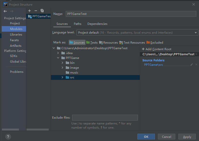 idea从git上克隆项目后报错：java file outside of source root 解决方法-CSDN博客