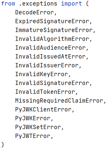 JsonWebToken:pyjwt使用_jwt.exceptions.expiredsignatureerror: signature ha-CSDN博客