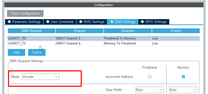 STM32_HAL库_CubeMx串口DMA通信（DMA发送+DMA空闲接收不定长数据）_hal库+cubemx实现stm32串口不定长接收-CSDN博客