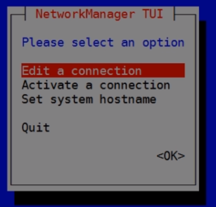 用nmtui手动配置IP地址_nmtui配置ip-CSDN博客