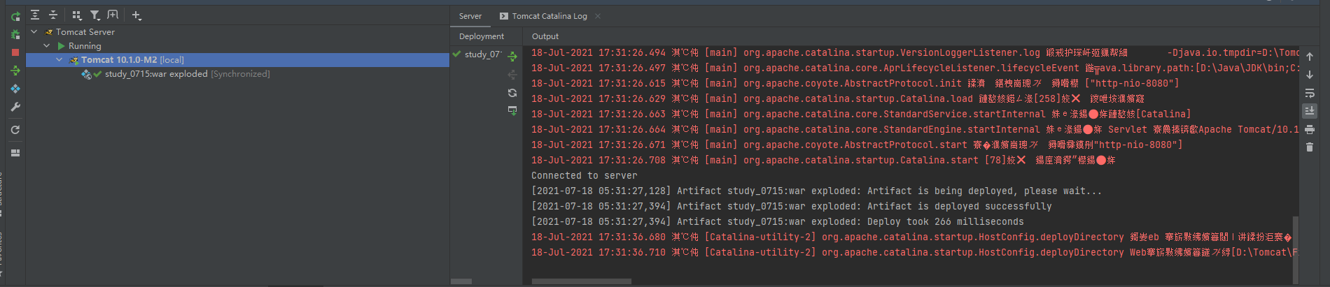 IDEA配置Tomcat完成部署项目，而且可以访问部署的项目但是无法访问Http://localhost:8080页面解决方法_idea tomcat能打开jsp打不开8080-CSDN博客