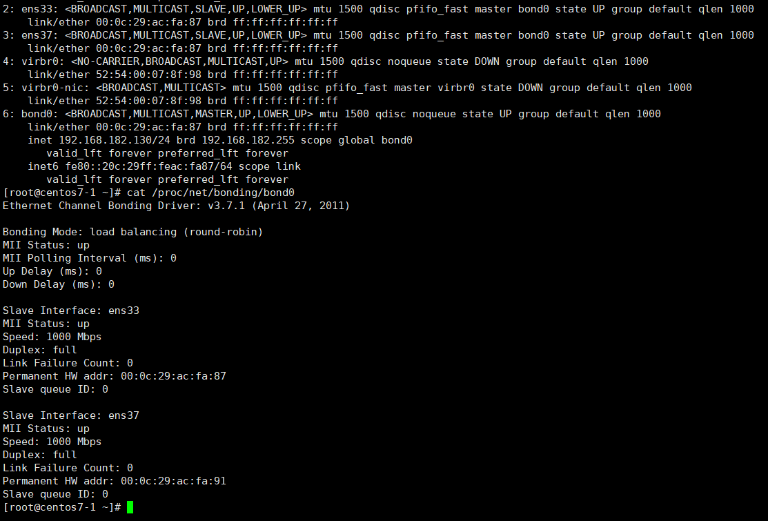 Linux多网卡7种bond模式_bond4是什么模式-CSDN博客