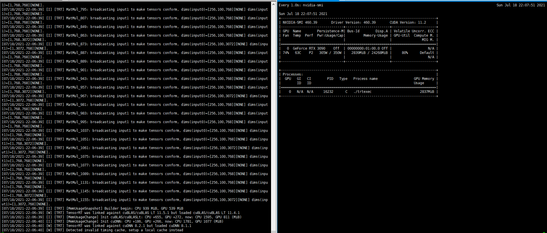 基于TensorRT和onnxruntime下pytorch的Bert模型加速对比实践_trtexc-CSDN博客