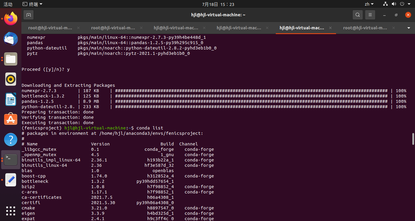 [Fenics有限元安装] 虚拟机Linux下，在ubuntu20.04上通过anaconda安装FEniCS有限元框架指南（适合新手小白，超详细）_fenics安装_qq_45783997的 ...