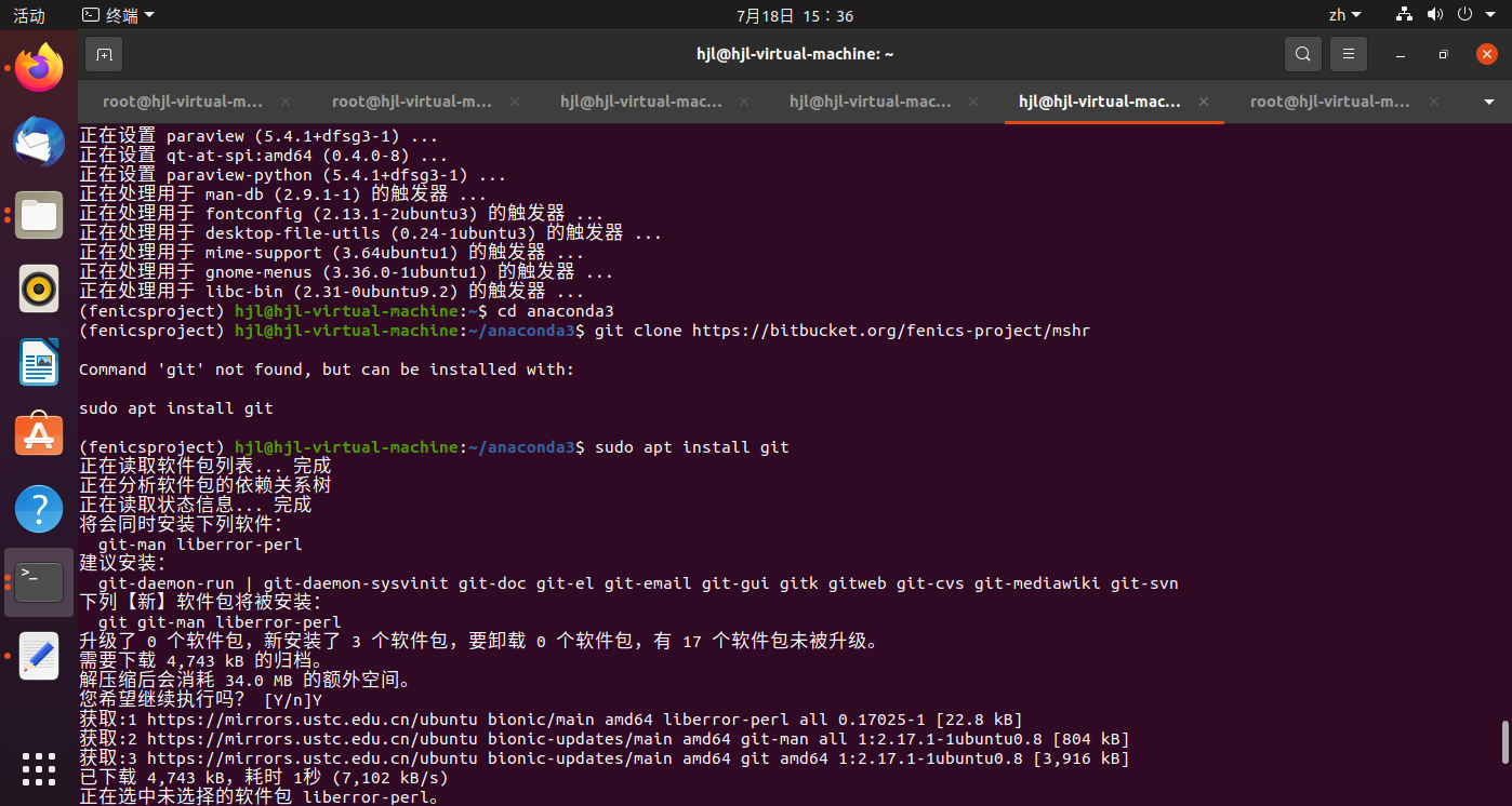 [Fenics有限元安装] 虚拟机Linux下，在ubuntu20.04上通过anaconda安装FEniCS有限元框架指南（适合新手小白，超 ...