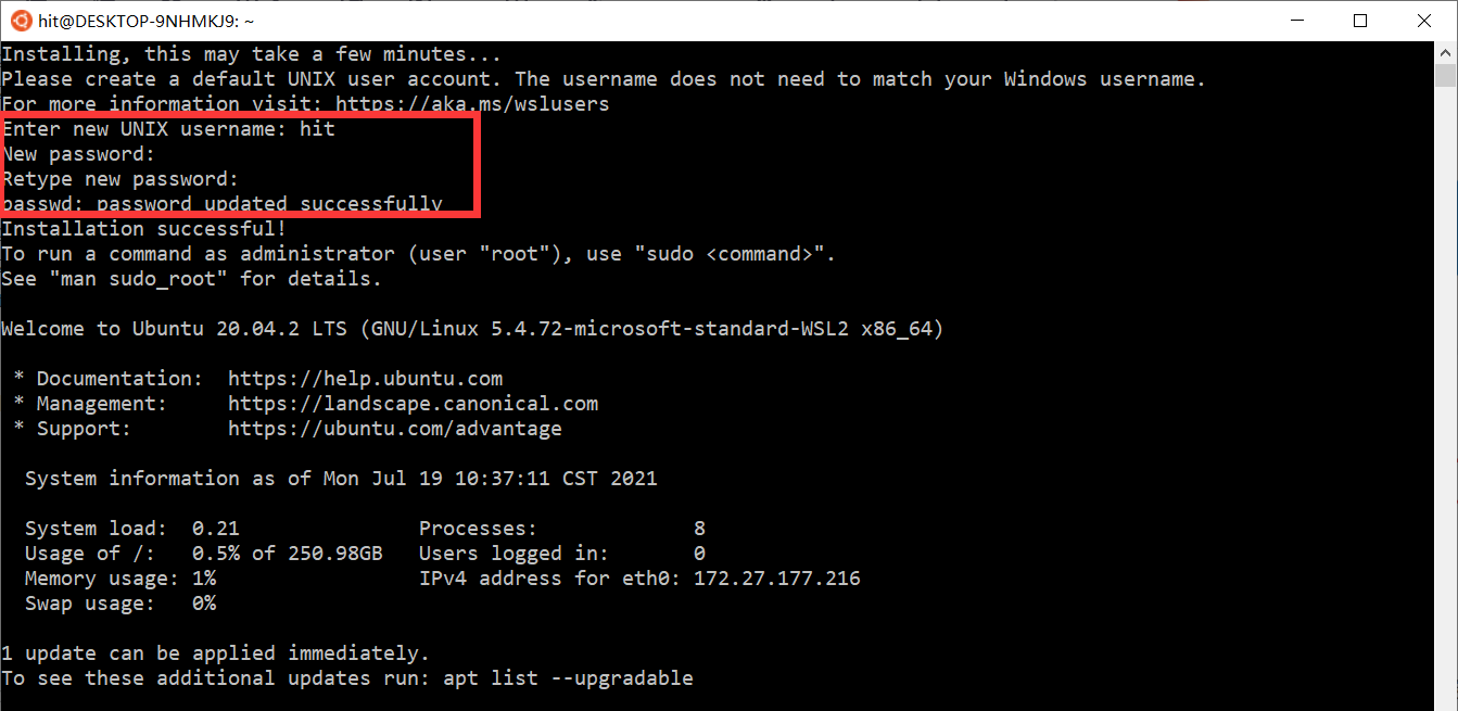 Windows 10 installed WSL1 and updates to WSL2 - Programmer Sought