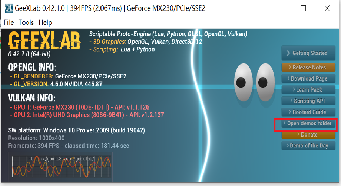 GeeXLab简单介绍-CSDN博客