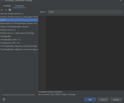 IDEA toString方法输出JSON格式_idea tostring json-CSDN博客