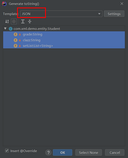 IDEA toString方法输出JSON格式_idea tostring json-CSDN博客