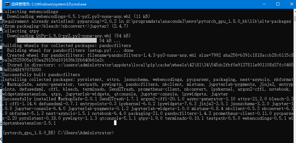 ModuleNotFoundError: No module named ‘notebook‘_modulenotfounderror: no module named 'notebook ...