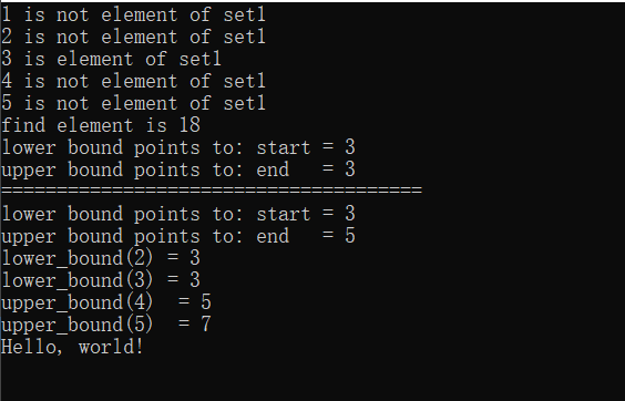 set学习之查找操作count,find,contains(C++20),equal_range,lower_bound,upper_bound_set查找-CSDN博客
