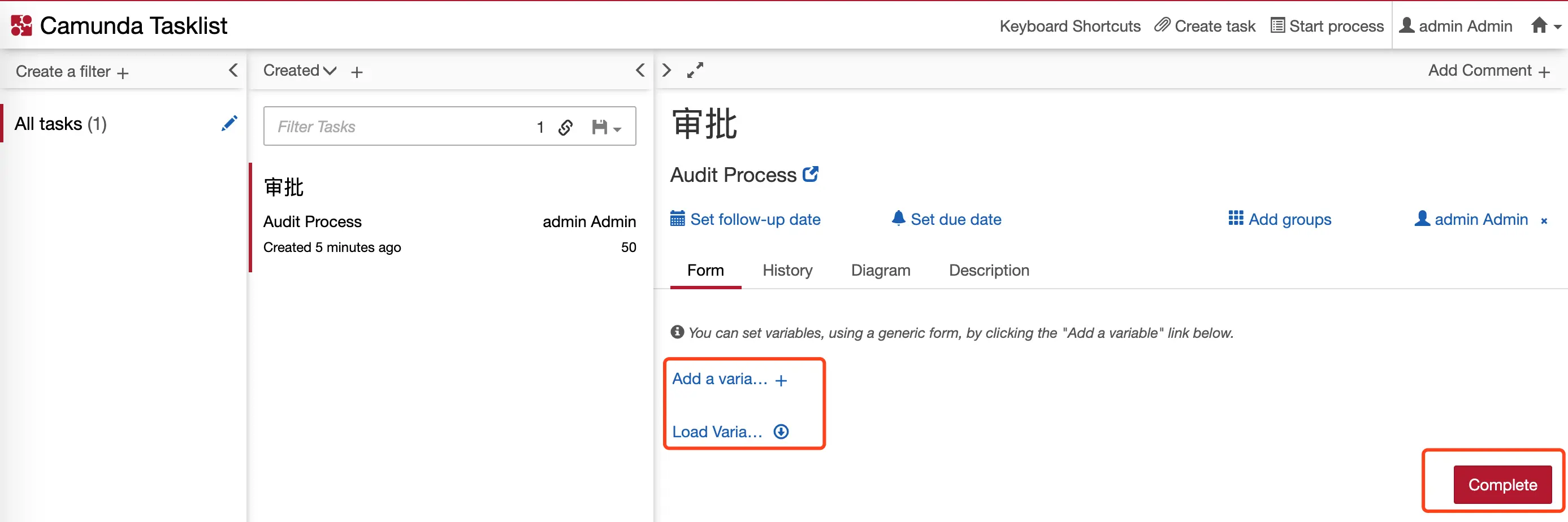 Camunda流程引擎笔记(三)：User Task_camunda user task-CSDN博客