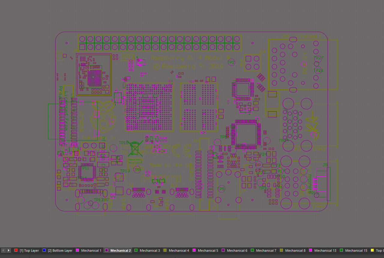 Altium AD20导入DXF/DWG文件，导入AutoCAD绘制的树莓派4B板框及图形_ad导入dxf-CSDN博客