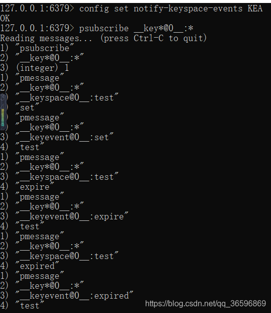 Redis的keyspace Notification(键空间通知) Csdn博客