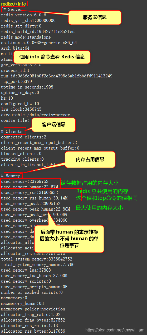 Redis 查看占用的内存空间_查看redis 运行的磁盘-CSDN博客