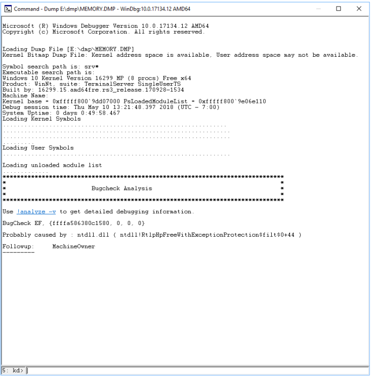 蓝屏总结(一) ——基本分析方法_nt!kebugcheckex-CSDN博客