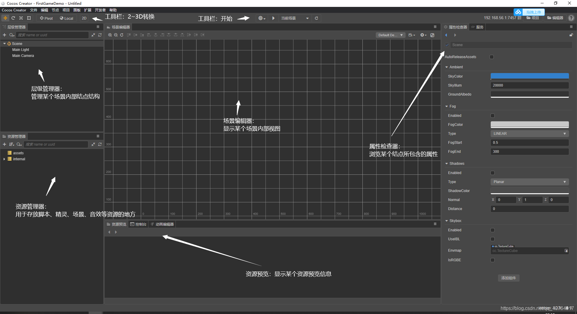Cocos Creator Typescript — 2d入门小游戏制作demo(一)说明、准备工作和场景搭建 Cocos2d Ts语言 Chentepic的博客 Csdn博客