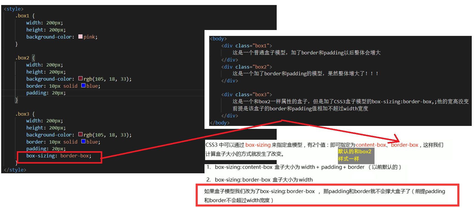 5.①CSS3盒子模型必须有宽度box-sizing:border-box；②CSS3图片模糊处理滤镜filter: blur(2px)；③calc函数 ：width:calc(100% ...