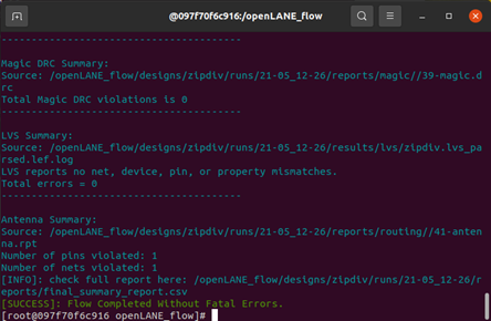 开源EDA工具 OpenLANE 使用报告-CSDN博客