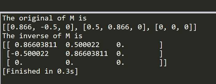 numpy求矩阵的逆和伪逆_numpy inverse-CSDN博客