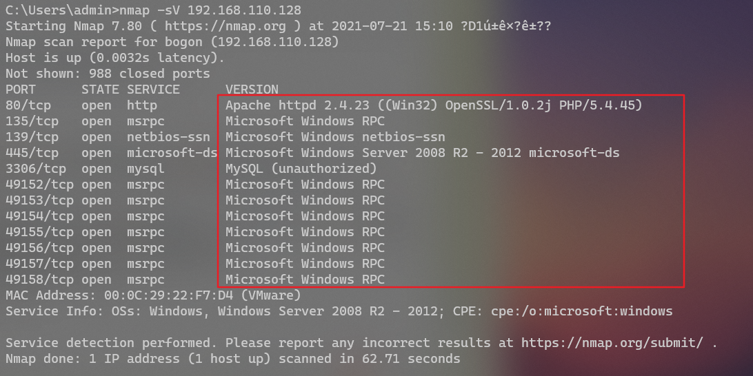 nmap实战学习笔记_nmap显示not shown-CSDN博客