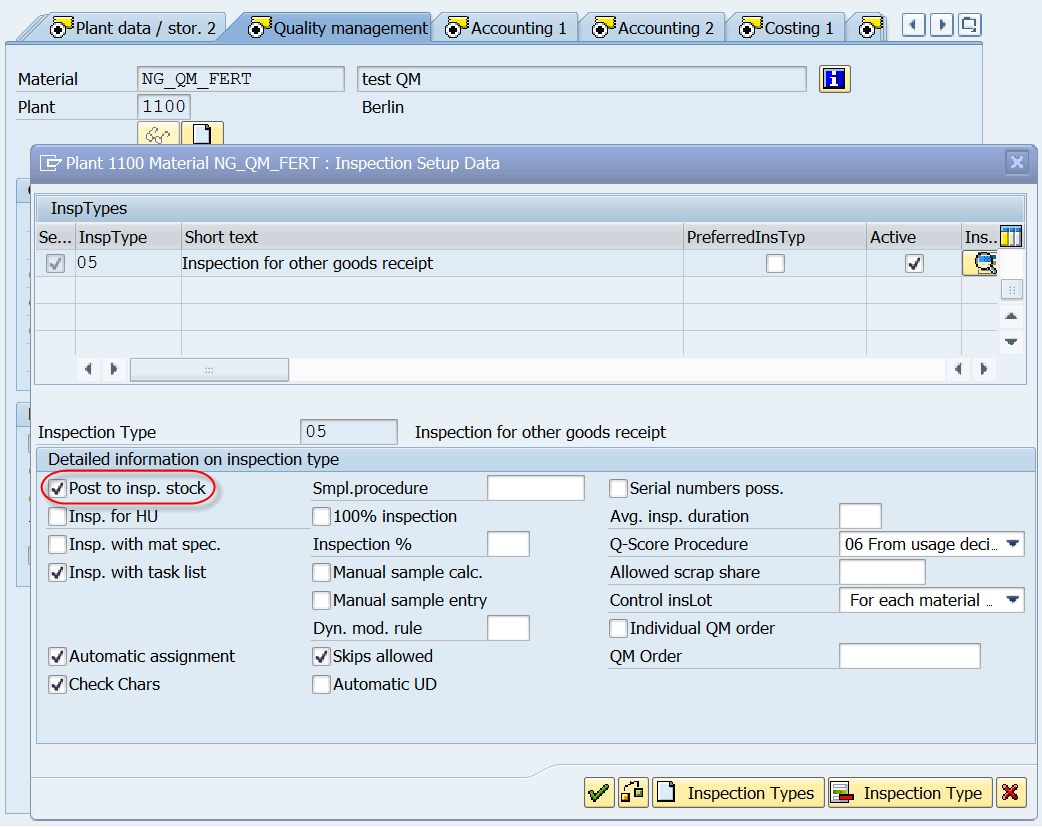 SAP QM Inspection lot creation for return sales order-CSDN博客