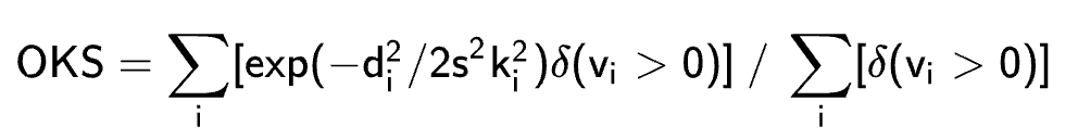 关键点检测评价指标OKS_object keypoint similarity-CSDN博客