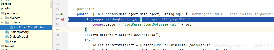 Springboot 下mybatis Plus 如何打印sql日志和参数到日志文件jsqlparsercountoptimize Sql Csdn博客