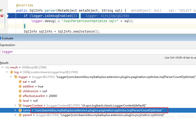 Springboot 下mybatis Plus 如何打印sql日志和参数到日志文件jsqlparsercountoptimize Sql Csdn博客