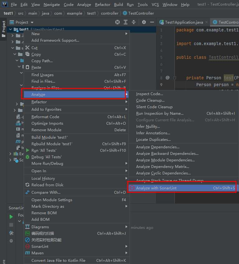 IDEA 用SonarLint插件检测出代码中的坏味道_analyze with sonarlint-CSDN博客