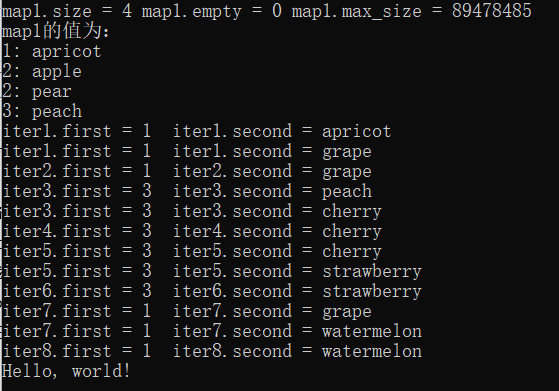 multimap学习之迭代器操作begin,cbegin(C++11),end,cend(C++11),rbegin,crbegin_c++ multimap的迭代器-CSDN博客
