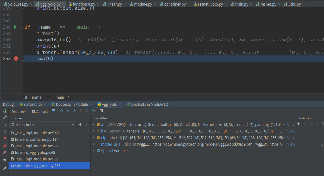 【笔记】就vgg16 Bn来谈谈def Call Impl Self Input Kwargs ：它位于模块module Py，在net Input 时调用，为fw函数中每步fw