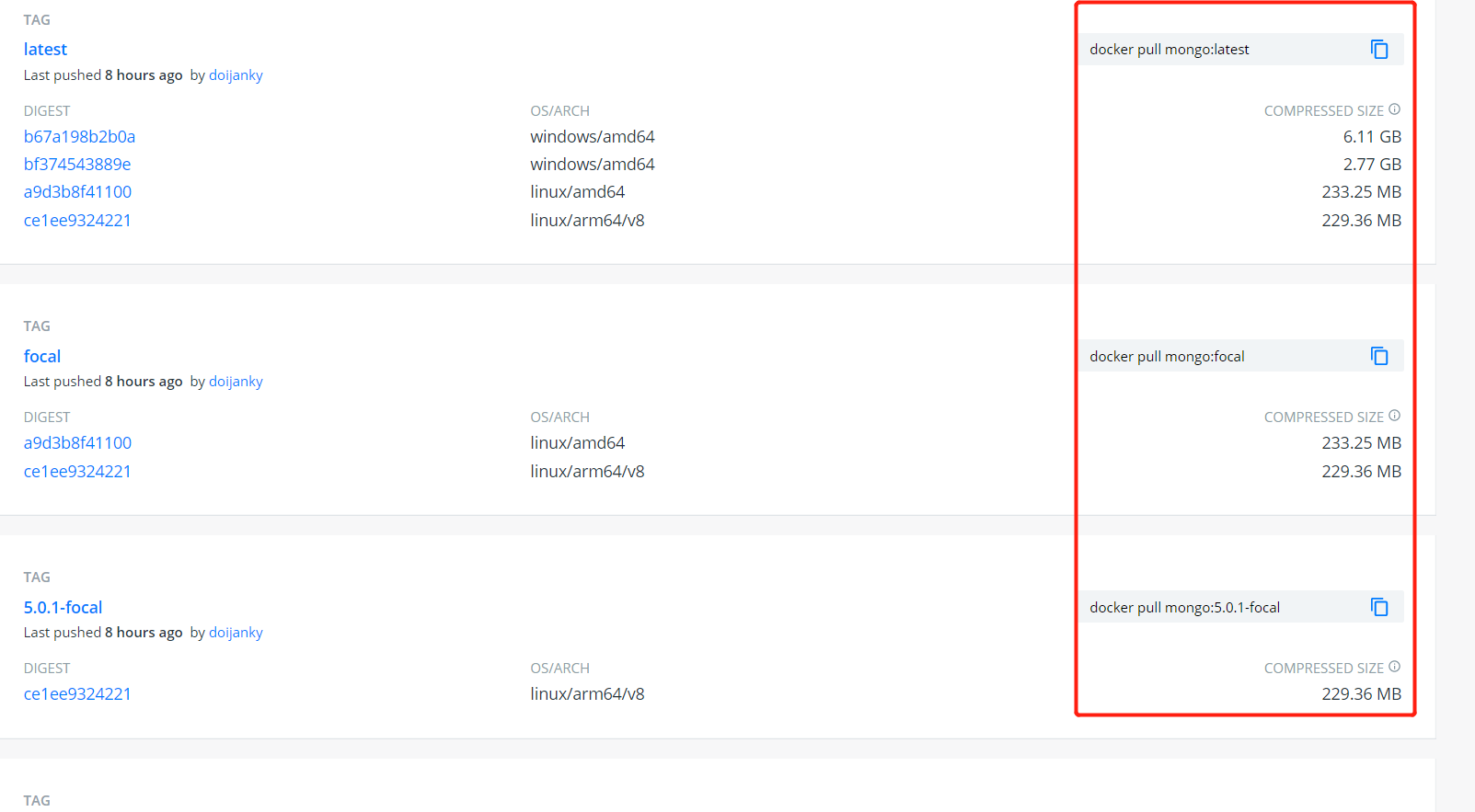 Docker容器安装MongoDB(一)_mogodb镜像版下载-CSDN博客