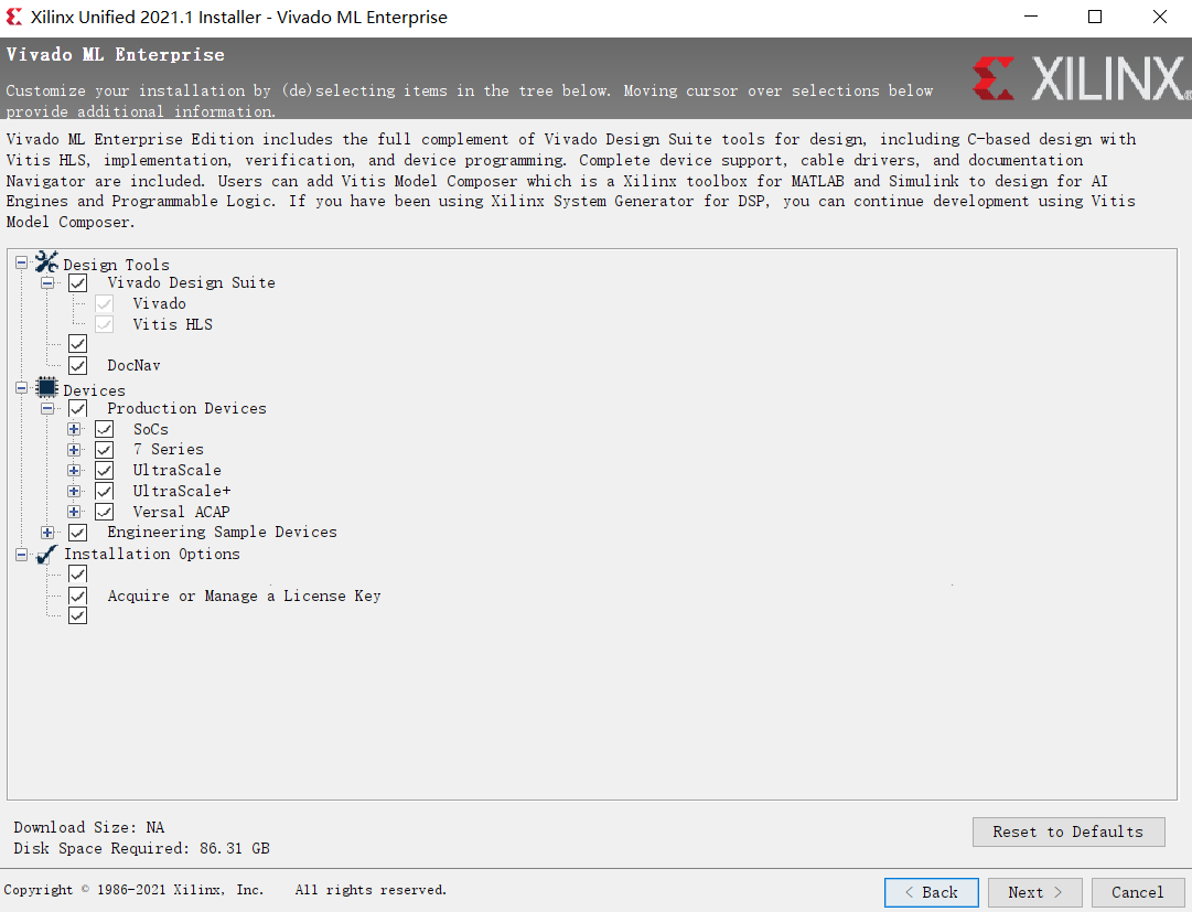 Vivado ML 2021.1 环境安装_vivado2021-CSDN博客