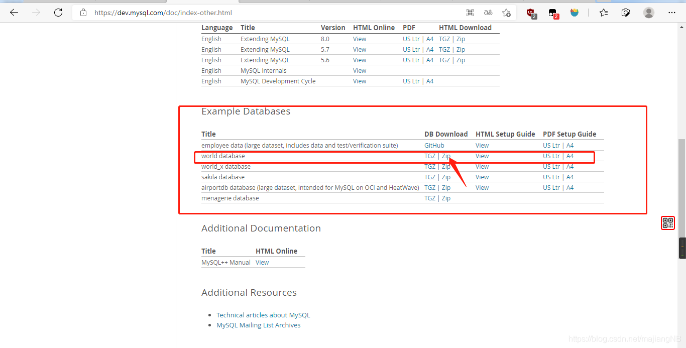 Mysql官方自带数据库(例如worldsql)下载下载world数据库 Csdn博客