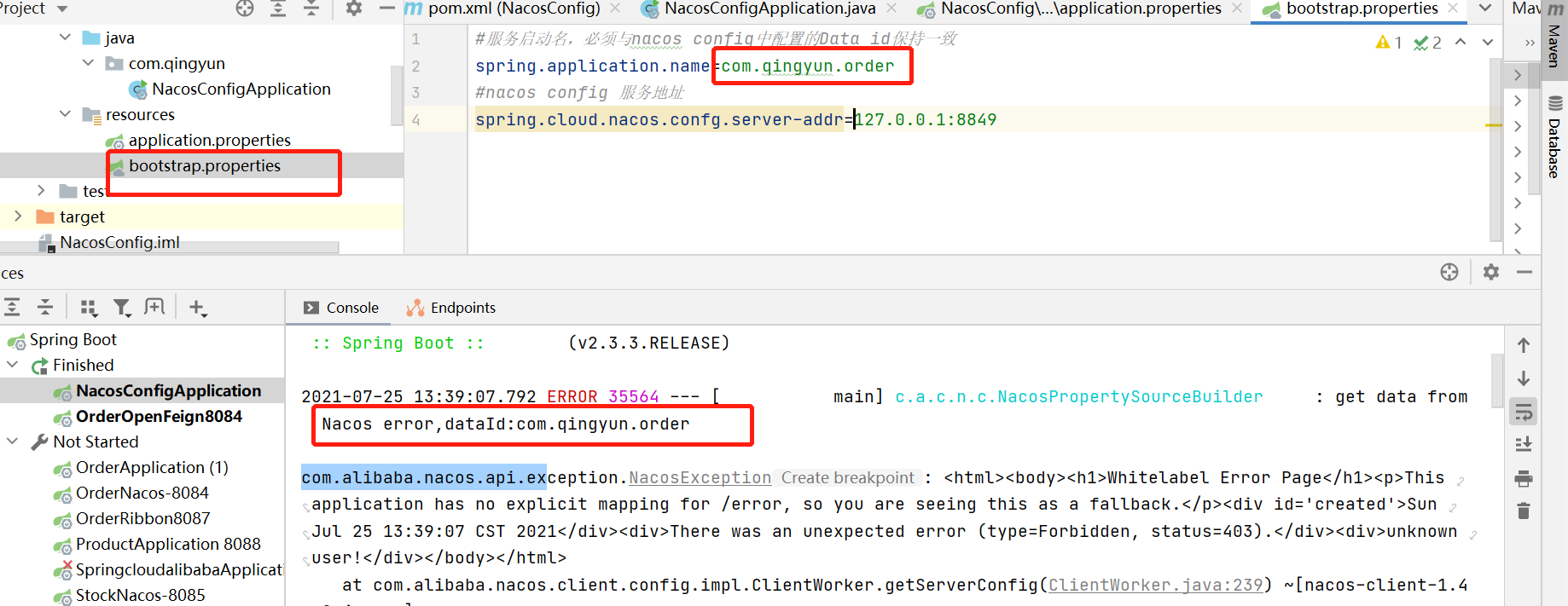 Spring cloud alibaba--Nacos Config配置管理_spring-cloud-starter-alibaba-nacos-config-CSDN博客