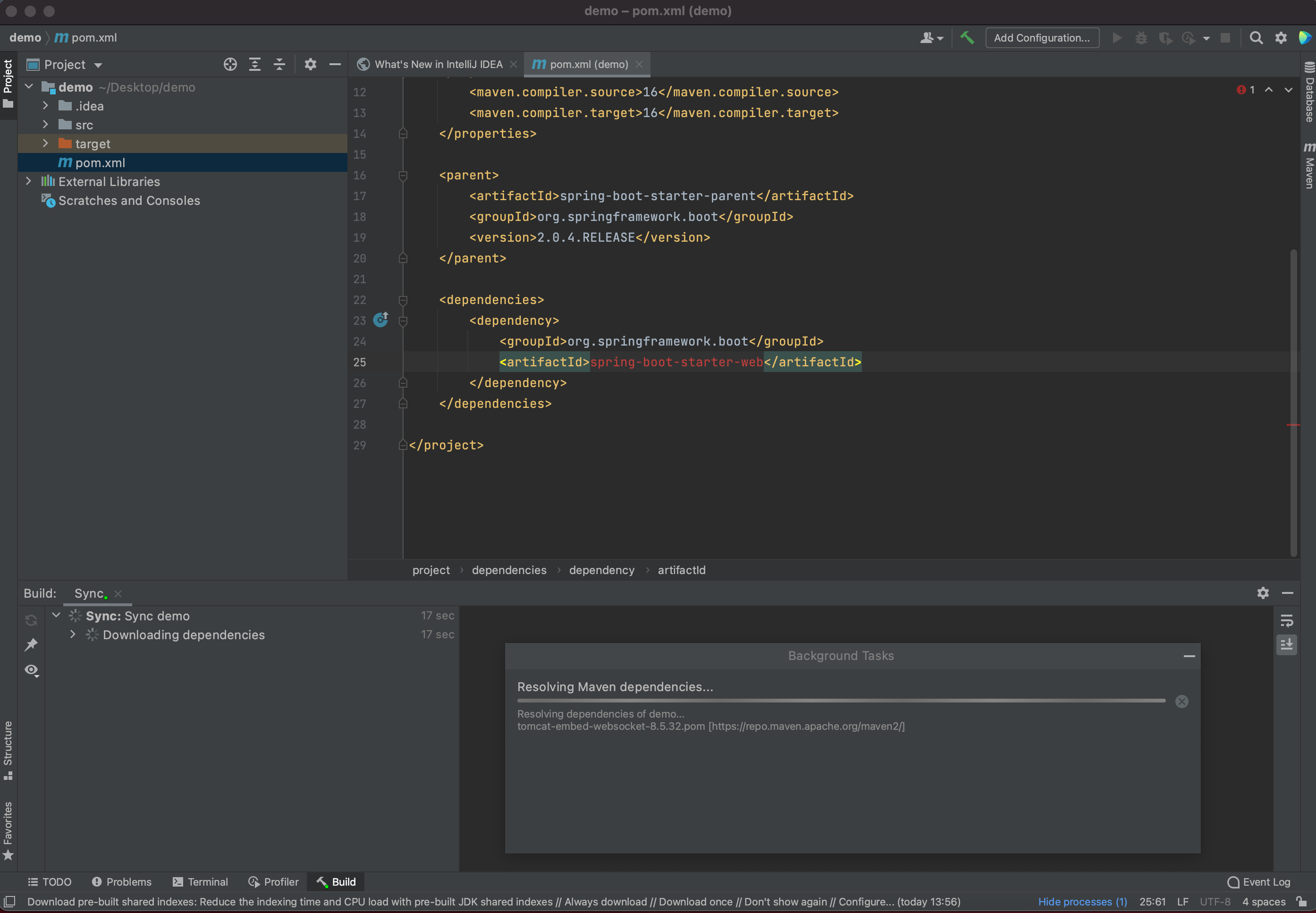 Maven工程pom文件添加依赖并更新依赖包_maven自动更新依赖-CSDN博客