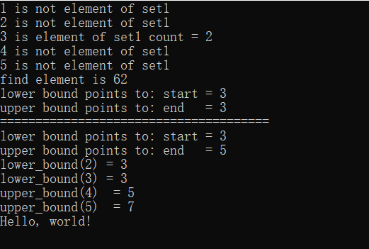 multiset学习之查找操作count,find,contains(C++20),equal_range,lower_bound,upper_bound_multiset find-CSDN博客