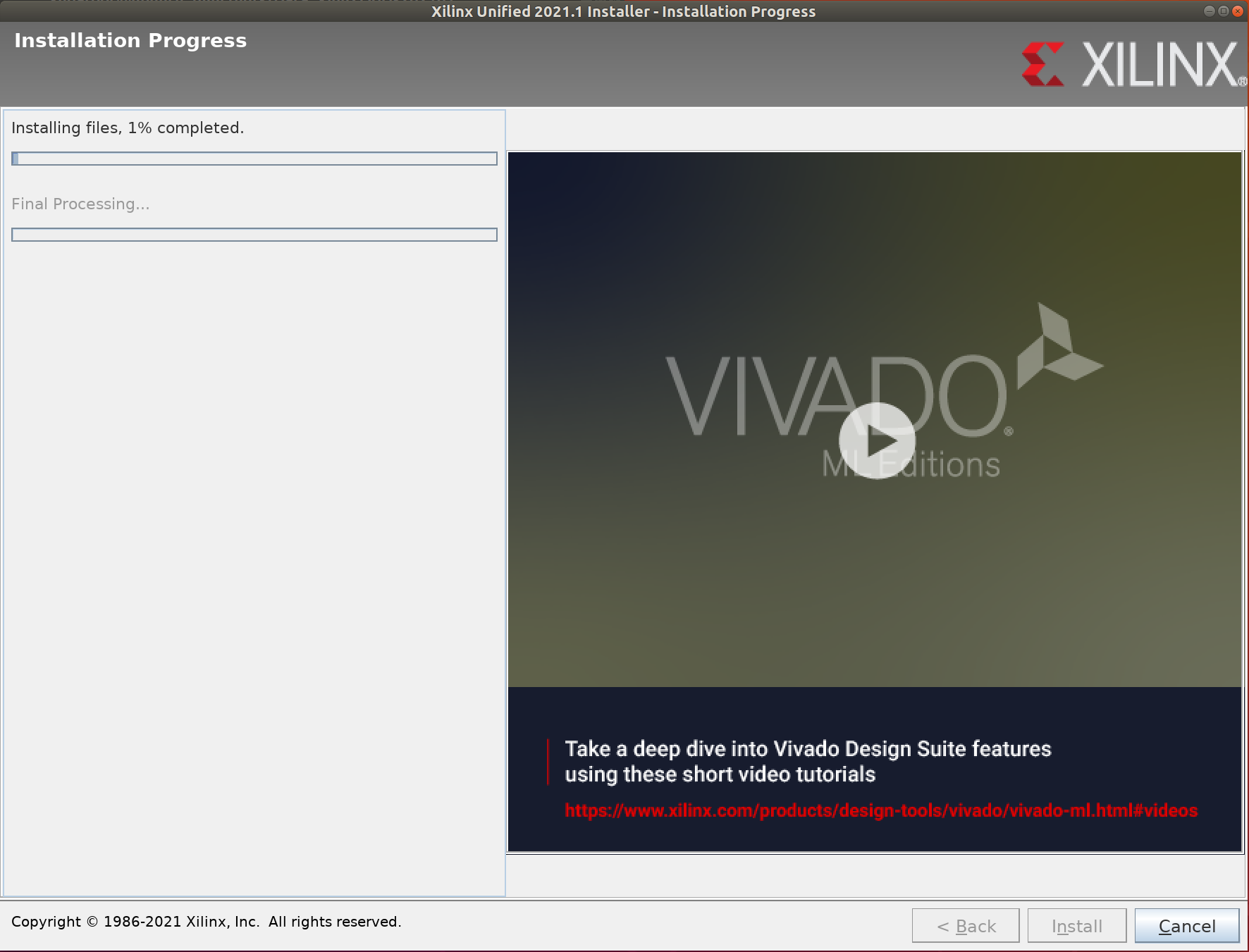 Ubuntu18.04安装Vivado和Vitis 2021.1_vivado怎么读-CSDN博客