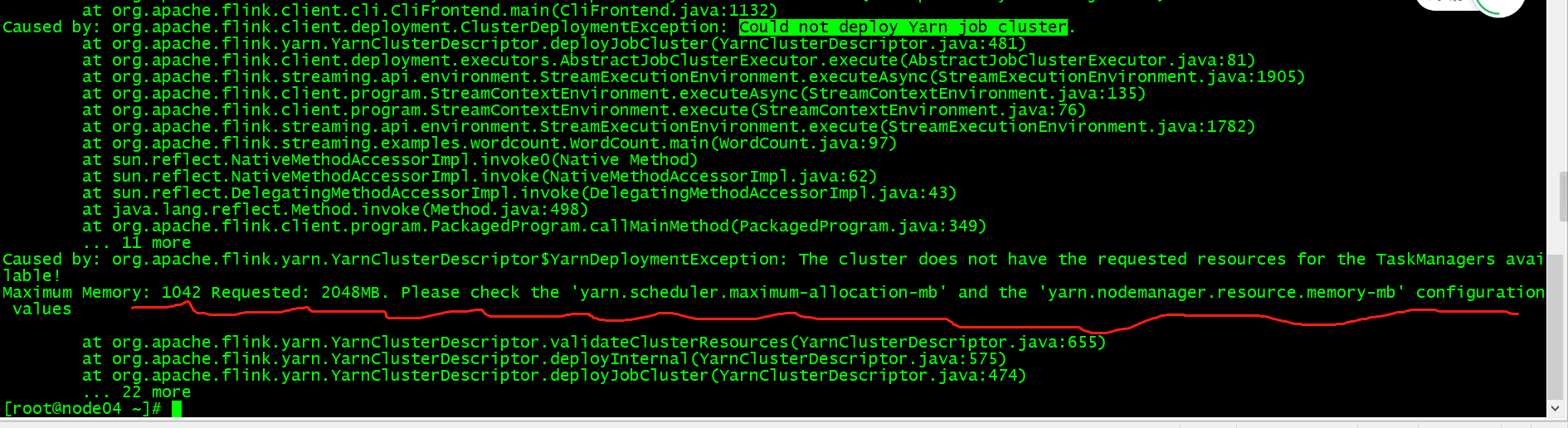 任务提交时，报错： Could not deploy Yarn job cluster-CSDN博客